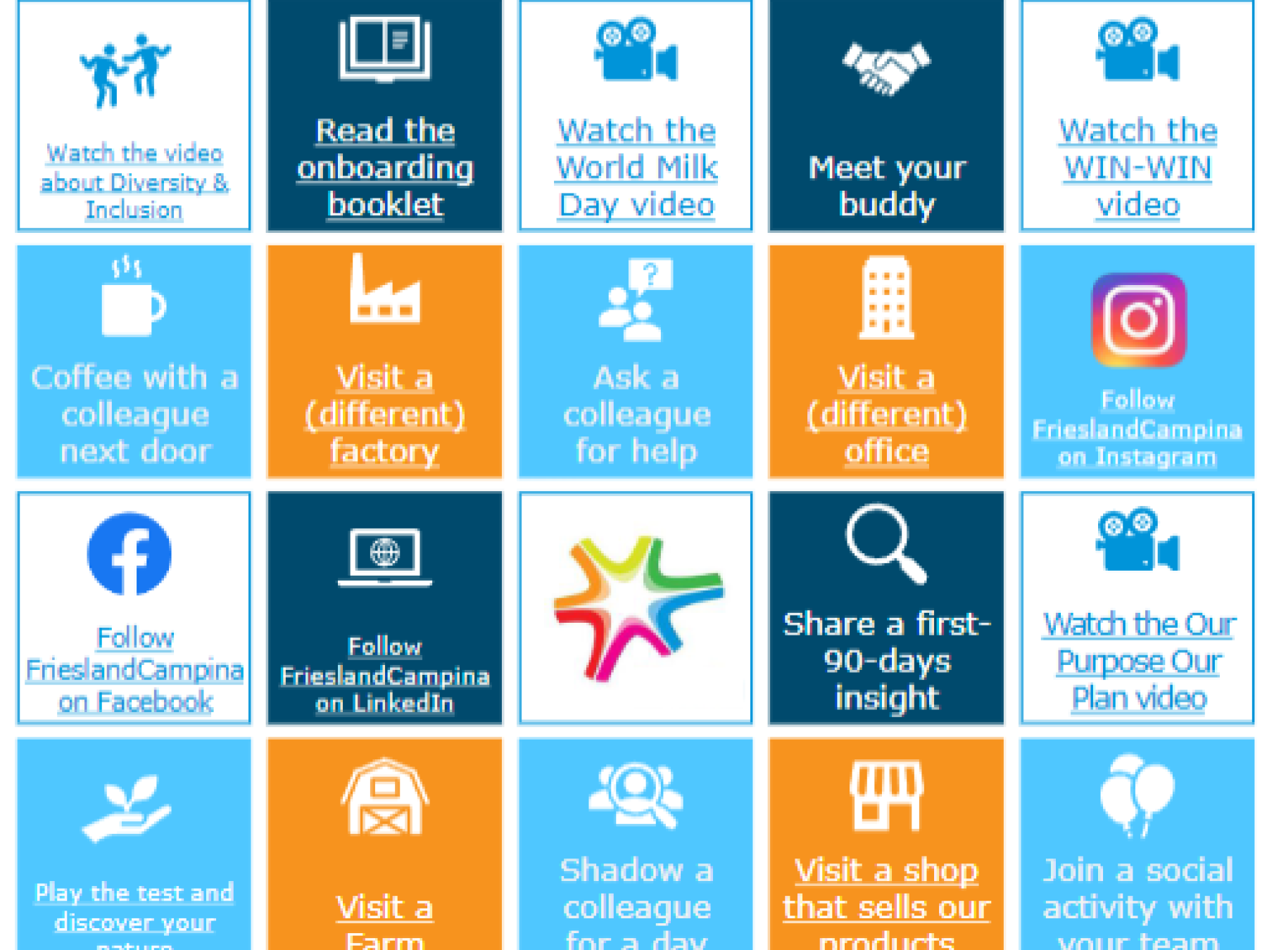 Onboarding BINGO | FrieslandCampina Global Career Site